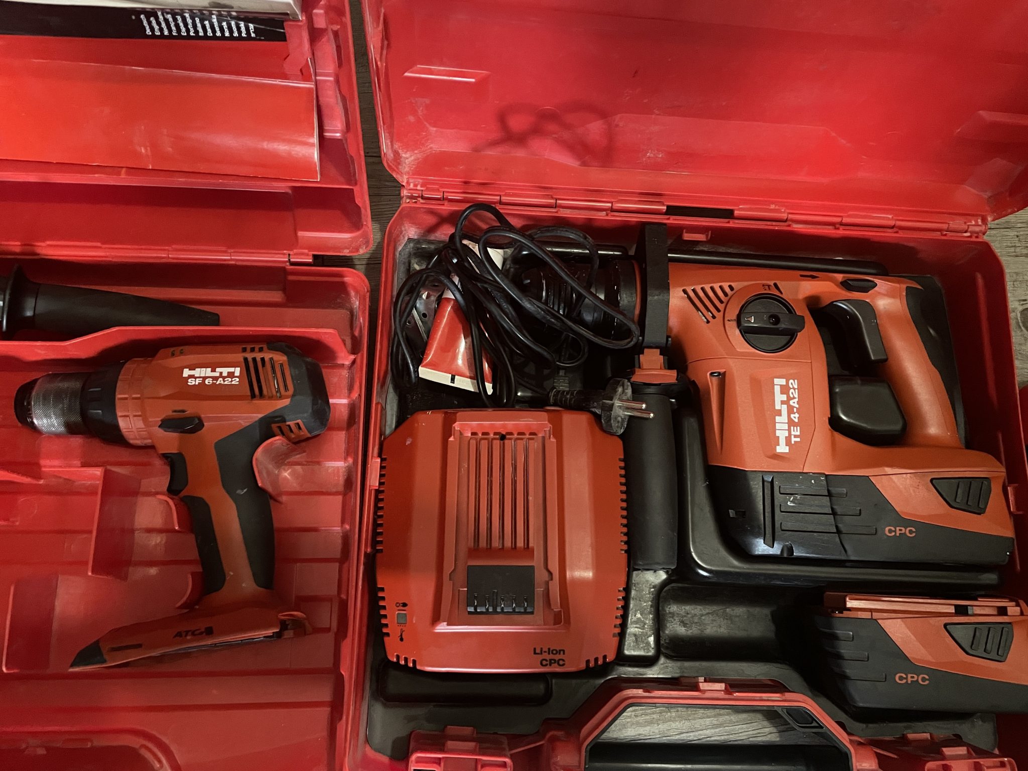 HILTI : kit 2 pieces sans fil perforateur visseuse – ABX Outillage